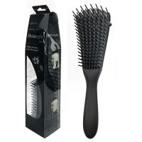 China Detangling Hair Brush Curly Bristle Nylon Tooth Adjustable Hair Styling Brush for sale