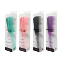 China Detangling Hair Brush Curly Bristle Nylon Tooth Adjustable Hair Styling Brush for sale