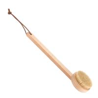 China Body Brush Vegan Round Natural Skin Dry Massage Shower Brush for Spa for sale
