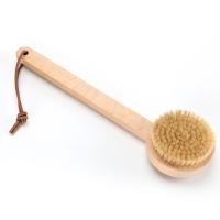 China Body Brush Vegan Round Natural Skin Dry Massage Shower Brush for Spa for sale