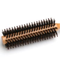 China Long Handle Wooden Hair Brush For Curly Hair Ergonomic Design for sale