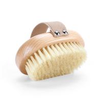 China Massage Wet Bath Shower Brush Organic Vegan Sisal Body Dry Brushing Brush for sale