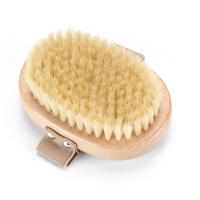 China Massage Wet Bath Shower Brush Organic Vegan Sisal Body Dry Brushing Brush for sale
