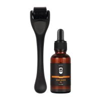 China Men's Personal Care Organic Argan Oil For Beard Growth With Roller for sale