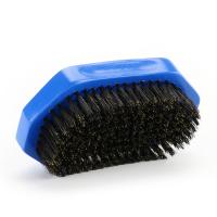 China Abeis In Stocks 360 Wave Brush Wooden Handle Boar Bristle Curved Hair Brush for sale