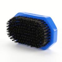 China Abeis In Stocks 360 Wave Brush Wooden Handle Boar Bristle Curved Hair Brush for sale