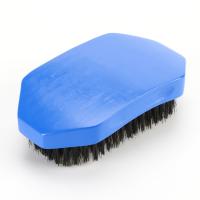 China Abeis In Stocks 360 Wave Brush Wooden Handle Boar Bristle Curved Hair Brush for sale