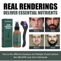 China 100% Natural Mustache Growth Oil 30ml Beard Growth Roller Kit For Men Sample Provided for sale