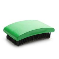 China 100g Wood 100% Boar Bristle Square Pro- Wave Beard Brush Abeis Outlet's Custom Design for sale