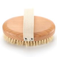 China Abeis Dry Body Sisal Fiber Vegan Bath Brush Shower Exfoliating Scrubber Massage for sale