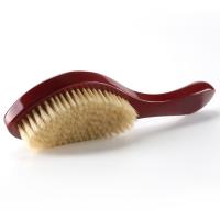 China PU Glossy Custom Medium Hard Curved Bristle Hair Brush Durable for sale