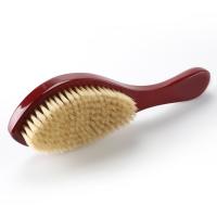 China PU Glossy Custom Medium Hard Curved Bristle Hair Brush Durable for sale