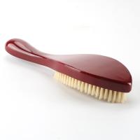 China PU Glossy Custom Medium Hard Curved Bristle Hair Brush Durable for sale