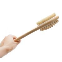 China Long Handle Bath Shower Brush Double Sided Dry Remove Cells Spa Massage for sale