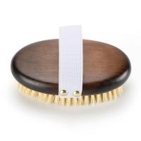 China Oval Beech Wood Handle Body Brush r Dry Skin Shower Back Brush for sale
