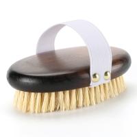 China Oval Beech Wood Handle Body Brush r Dry Skin Shower Back Brush for sale