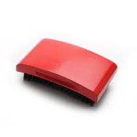 China Square 360 Wave Brush Customized Logo Beach Wood Handle Boar Bristle Brush for sale