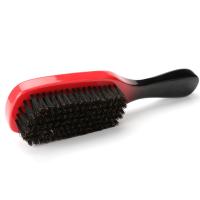 China Mini Portable 360 Boar Bristle Wave Brush With 100% Beech Wood Handle for sale