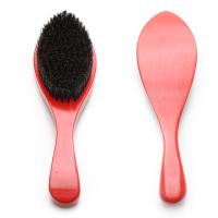 China Soft Red Boar Bristle Beard Shaping 360 Wave Brush Care For Personal Care for sale
