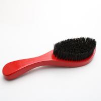 China Soft Red Boar Bristle Beard Shaping 360 Wave Brush Care For Personal Care for sale