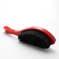 China Soft Red Boar Bristle Beard Shaping 360 Wave Brush Care For Personal Care for sale