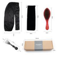 China Long Handle 360 Wave Brush Set Custom Logo Hair Beauty Care for sale