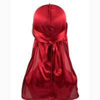 China Abeis Customized Logo Silk Durag For Men Low MOQ Satin Durags in Multiple Colors for sale