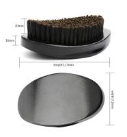 China Abeis Versatile Curved 360 Wave Brush Soft Medium Hard Wave Brush Customized for sale