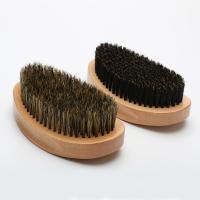 China Abeis Versatile Curved 360 Wave Brush Soft Medium Hard Wave Brush Customized for sale