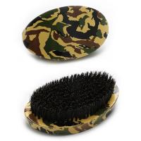China Custom Logo Wooden 360 Wave Brush Medium Soft Hard Textures Curved Brush for sale