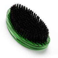 China Oval 360 Curved Wave Brush For Men Hair Soft Medium Hard Boar Bristle PU Paint for sale