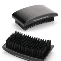 China Customize 360 Wave Brush Square Wood Handle With Private Brand LOGO Hair Brush for sale