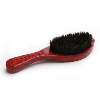 China Custom Logo 360 Wave Brush Long Wooden Handle For Men Soft Hard Boar Bristle for sale