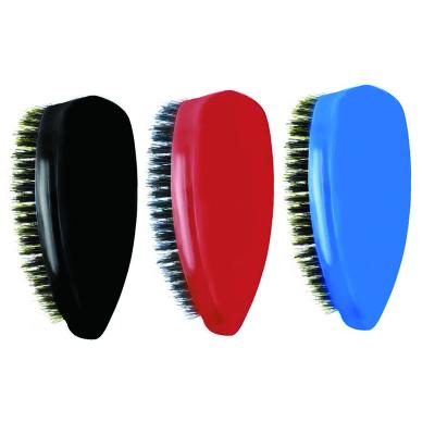 China OEM Wild Boar Bristle 360 Wave Brush Wood Handle For Men Soft Medium Hard Design for sale