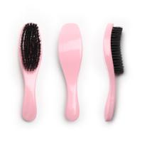 China Custom Women 360 Wave Brush Hair Styling With Board Bristle Square Handle New Design for sale