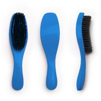China Custom Women 360 Wave Brush Hair Styling With Board Bristle Square Handle New Design for sale