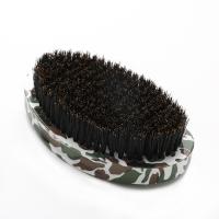 China Customized Camouflage 360 Wave Brush Soft Curve Palm Extension Growth Hair Brosse for sale