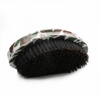 China Customized Camouflage 360 Wave Brush Soft Curve Palm Extension Growth Hair Brosse for sale