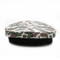 China Customized Camouflage 360 Wave Brush Soft Curve Palm Extension Growth Hair Brosse for sale