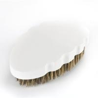 China Boar Bristle 360 Wave Brush Custom Design White Beech Wooden 100% for sale