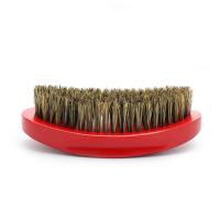 China Abeis Versatile Curved 360 Wave Brush Soft Medium Hard Wave Brush Customized for sale
