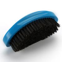 China Abeis Blue Wave Brush Soft Medium Boar Bristle For Hair Beard Mustache Grooming for sale