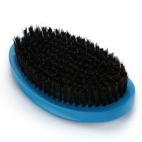 China Abeis Blue Wave Brush Soft Medium Boar Bristle For Hair Beard Mustache Grooming for sale
