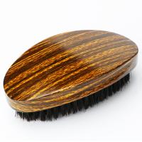 China Customized Logo 360 Curved Brush Man Grooming Face Beard Cleaning Brush for sale