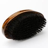 China Customized Logo 360 Curved Brush Man Grooming Face Beard Cleaning Brush for sale