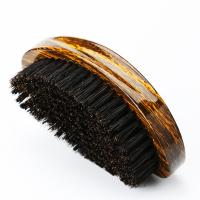 China Customized Logo 360 Curved Brush Man Grooming Face Beard Cleaning Brush for sale