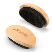 China Abeis Carving Logo 360 Wave Brush Scalp Care Detangling Smoothing Wave Hair Brush for sale
