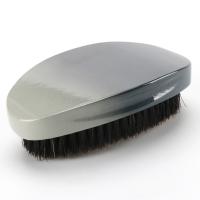 China Custom Logo 360 Wave Brush PU Gradient Glossy Soft Medium Bristle Wood Curved for sale