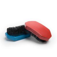 China Customizable Palm Wave Brush Wood 360 Wave Brush Diamond Hard Boar Bristle for sale