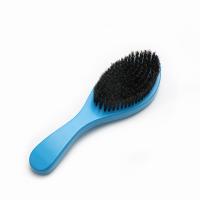 China Customized Logo Wood Boar Bristle Brush Abeis Professional Brush for 360 Curved Waves for sale